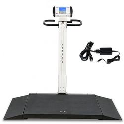 Detecto 6550AC Digital Wheelchair Scale with AC Adapter 1000 lb x 0.2 lb