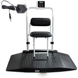 Rice Lake 350-10-4-AC Dual Ramp Wheelchair Platform Scale with Seat ...
