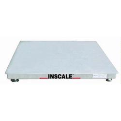 Inscale 33-5-S Stainless Steel Floor Scale, 3 x 3, 5000 x 1 lb
